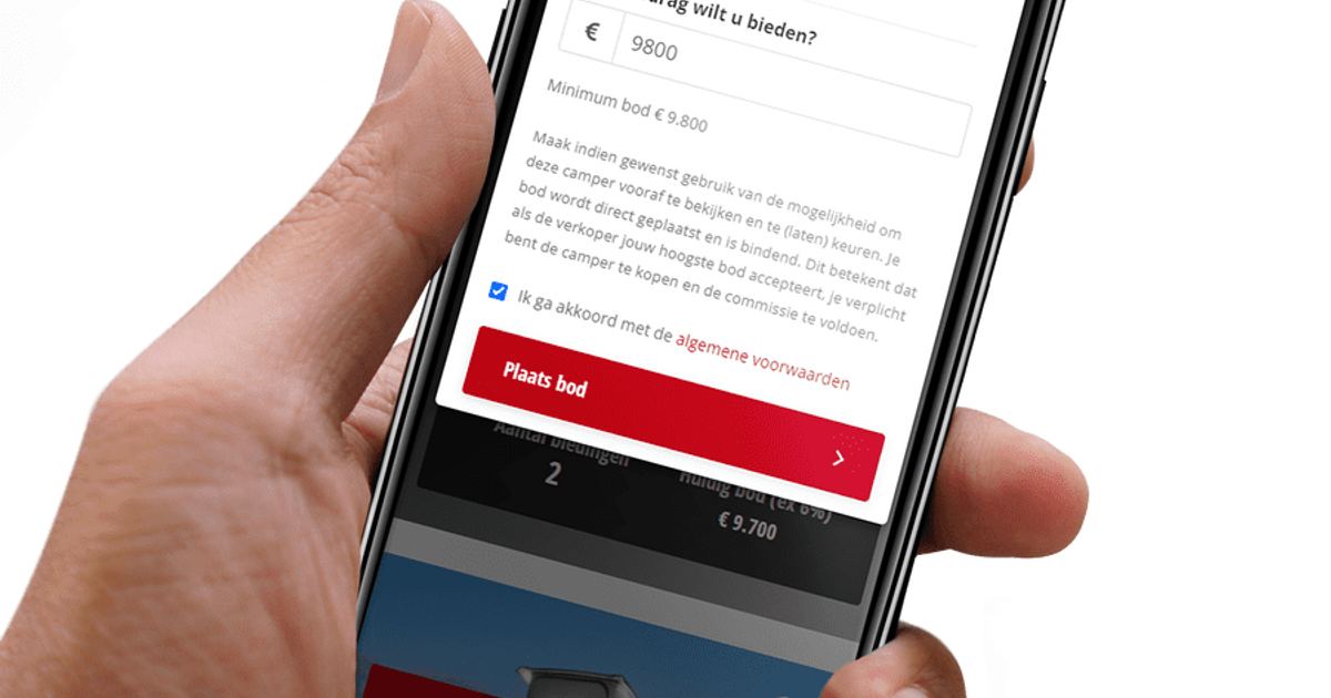 Online veilingsoftware met bied robot, proxy bod en automatisch bieden
